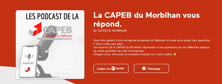 La CAPEB lance sa chaîne de podcast ! ・ CAPEB
